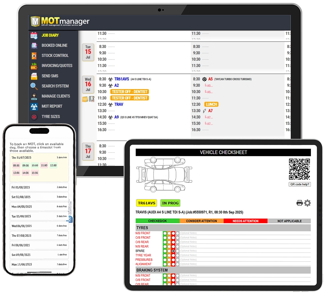 MOT Manager | Garage Management Software